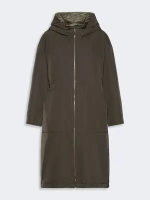 Max Mara Long Reversible Padded Parka In Radzmir And Water-repellent Canvas