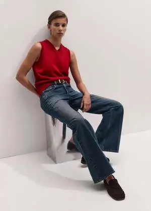 ME+EM Relaxed Knit V-neck Tank