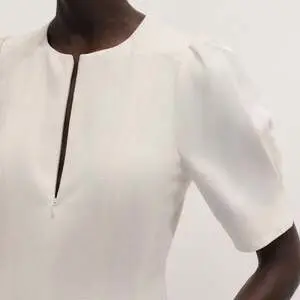ME+EM Panelled Fit And Flare Maxi Dress - Light Cream