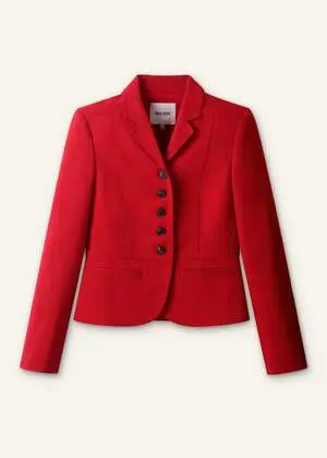 ME+EM Fitted Paneled Jacket