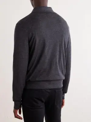 TOM FORD Cashmere And Silk-polo Shirt