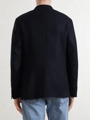 Zegna Wool And Cashmere-blend Twill Blazer