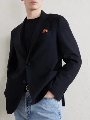 Zegna Wool And Cashmere-blend Twill Blazer