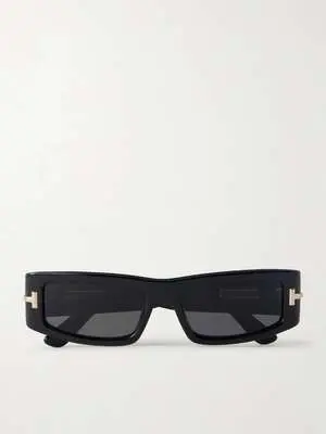 TOM FORD D-frame Acetate Sunglasses - Black