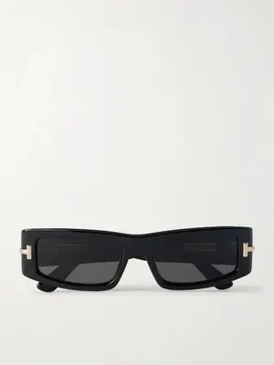 TOM FORD D-frame Acetate Sunglasses - Black