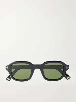TOM FORD Square-frame Acetate Sunglasses - Black