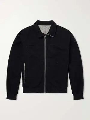 Rick Owens Wool And Cotton-blend Zip-up Sweater