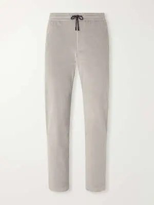 Sease Mindset Slim-fit Cotton-blend Corduroy Drawstring Trousers