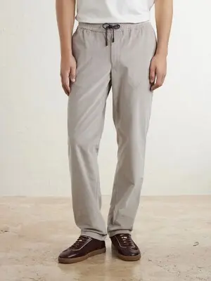 Sease Slim-fit Cotton-blend Corduroy Drawstring Trousers