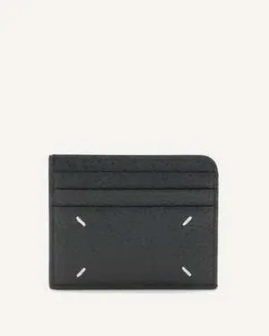 MARGIELA Leather Card Holder - Black