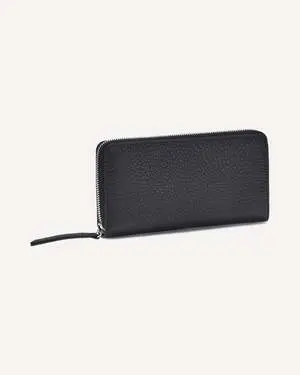 MAISON MARGIELA Four Stitches Wallet With Three-sided Zip - Black