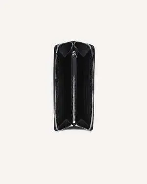 MAISON MARGIELA Four Stitches Wallet With Three-sided Zip - Black