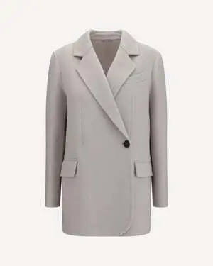 Brunello Cucinelli Single-breasted Wool And Cashmere Jacket