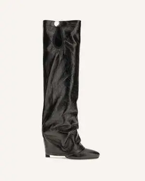 Attico Knee-high Eco-leather Boots