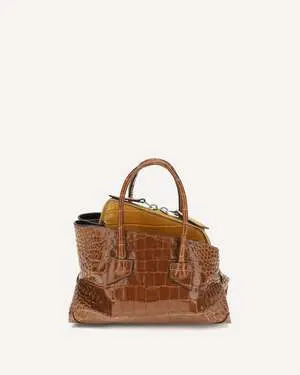 Attico La Passeggiata Mini Handbag - Brown
