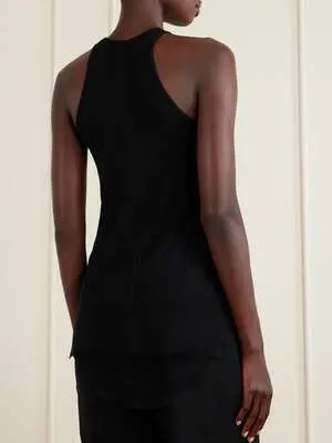 Rick Owens Ribbed Cotton-jersey Tank