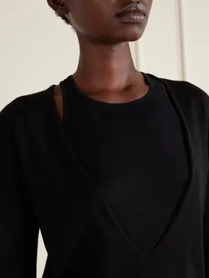 Rick Owens Wool V-neck Sweater