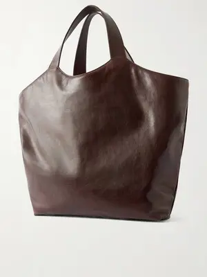 Saint Laurent Icare Maxi Suede Tote - Brown