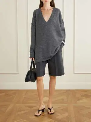 MAISON MARGIELA Oversized Wool And Alpaca-blend Sweater
