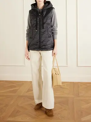 Max Mara Greengo Padded Shell Vest - Black