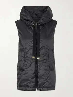 Max Mara Greengo Padded Shell Vest - Black