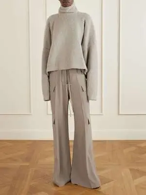 Rick Owens Jumbo Tabard Alpaca And Wool-blend Sweater