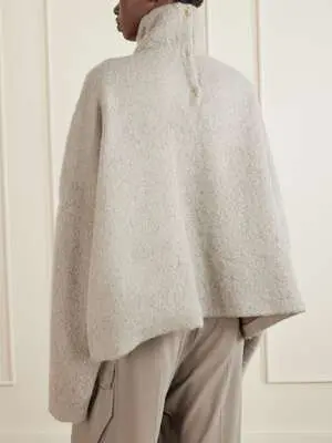 Rick Owens Jumbo Tabard Alpaca And Wool-blend Sweater