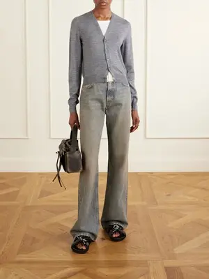 MAISON MARGIELA V-neck Wool-blend Cardigan