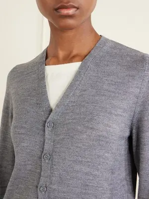 MAISON MARGIELA V-neck Wool-blend Cardigan