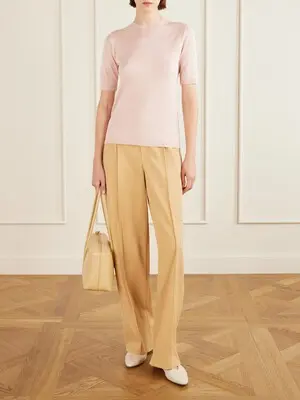 Max Mara Maceti Cashmere And Silk-blend Sweater