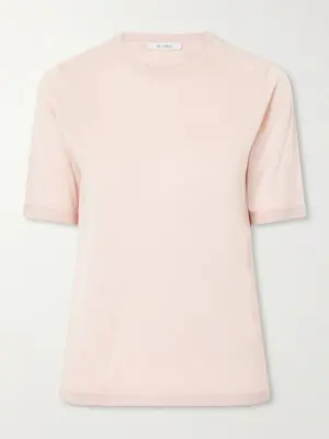 Max Mara Max Mara Maceti Cashmere And Silk-Blend Sweater Blush