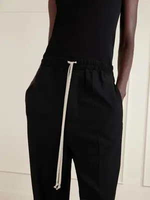 Rick Owens Astaires Cady Tapered Drawstring Pants