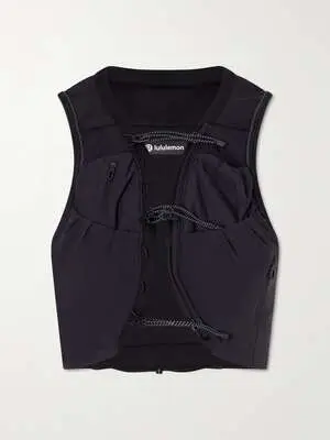 Lululemon Fast And Free Trail Shell And Mesh Running Vest