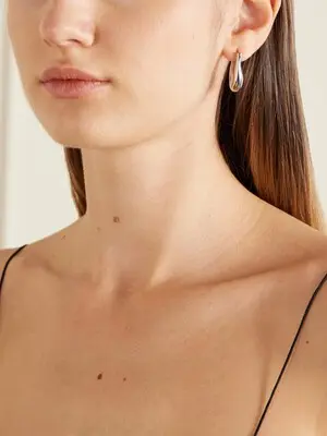 Khaite Keefe' Palladium Earrings - Silver