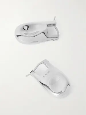 Khaite Keefe' Palladium Earrings - Silver