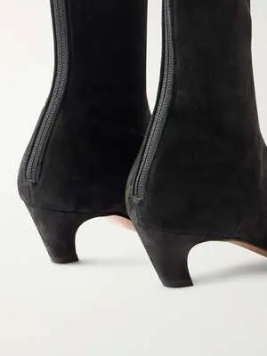 Khaite Arizona Suede Ankle Boots