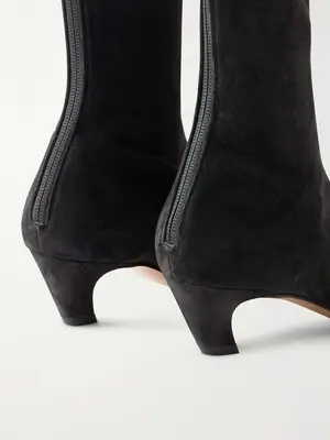 Khaite Arizona Suede Ankle Boots