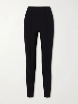 JIL SANDER Stretch-jersey Skinny-leg Pants - Black