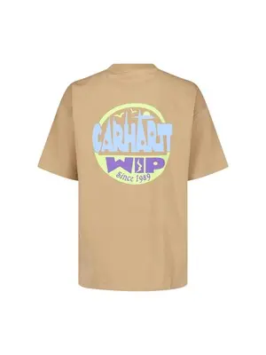 Carhartt Work In Progress T-shirt "luggae Label - Beige