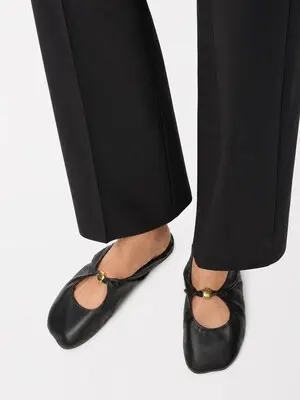 Loewe Pebble Mules - Black