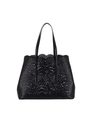 Alaïa Mina 37" Tote Bag - Black
