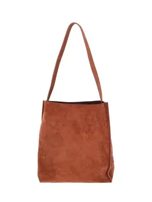 Marni Suede Logo Tote Bag