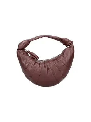 LEMAIRE Mini Shoulder Bag "fortune Croissant - Brown