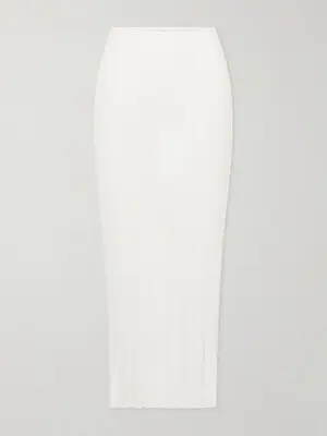 HAIGHT. Ivana Ribbed Knit Maxi Skirt