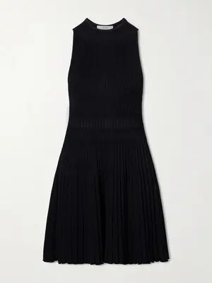 Givenchy Knitted Jersey Mini Dress - Black