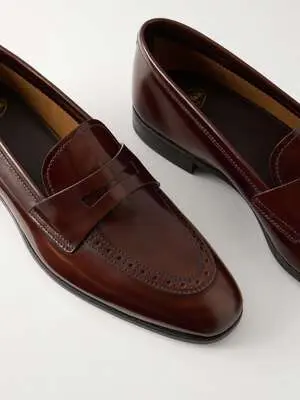 Church's Onyx Leather Loafers