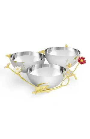 Michael Aram Wildflower Triple Dish