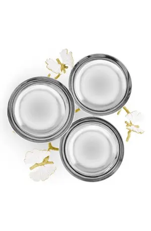Michael Aram Butterfly Ginkgo Triple Bowl