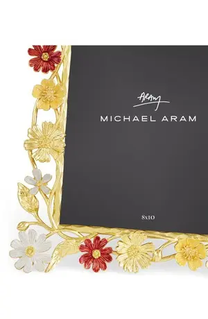 Michael Aram Wildflowers 8x10 Picture Frame