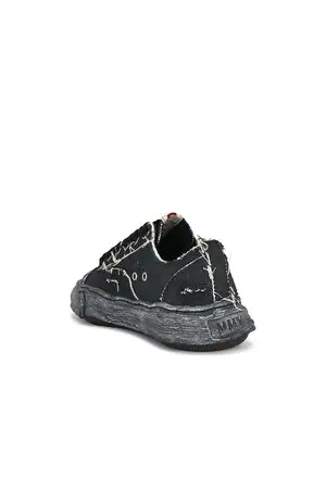 Mihara Yasuhiro Peterson 23 Original Sole Low-top Canvas Sneakers - Black